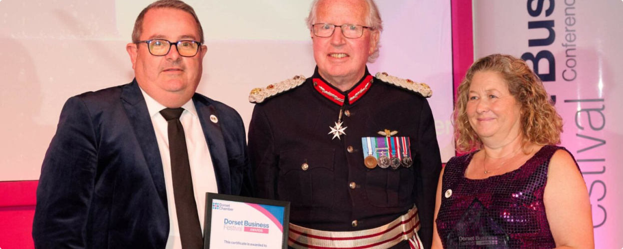 Hendy Group wins the community award at Dorset chamber's business awards - Hendy Foundation